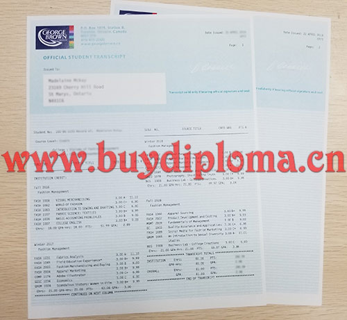 How To Order Fake George Brown College Transcript In Ontario_Buy Fake ...