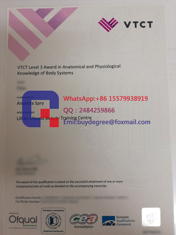 How much does it cost to buy a VTCT Level 3 Certificate?_Buy Fake ...